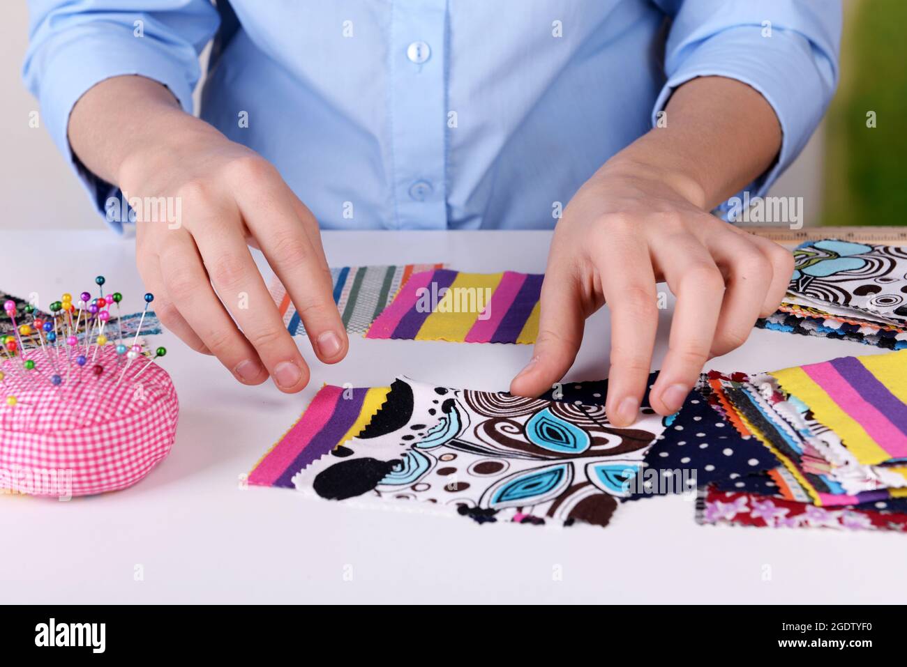 Fashion design, close-up Stock Photo - Alamy