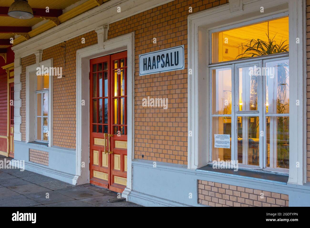 Haapsalu station sign hi-res stock photography and images - Alamy