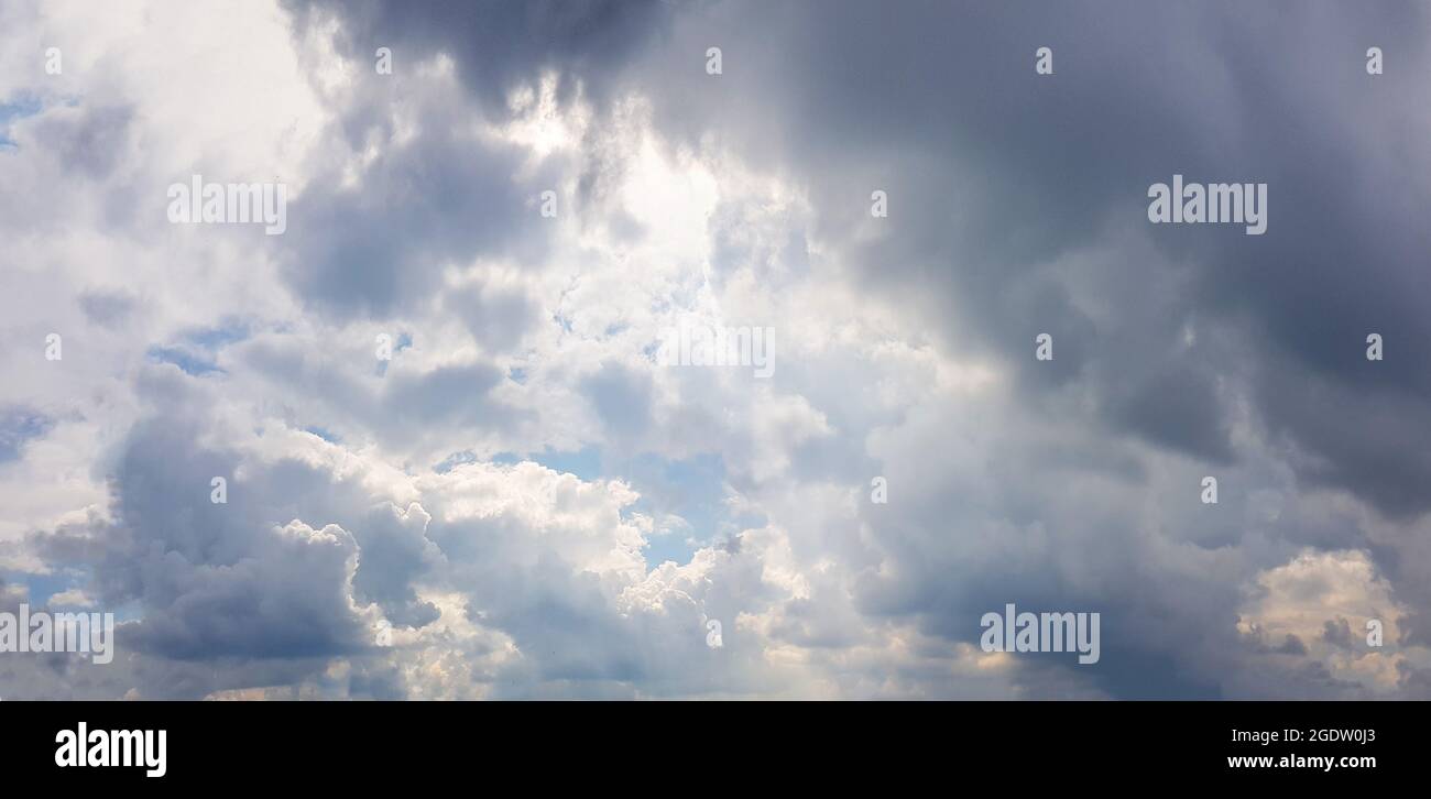 Wind and weather. Sky clouds before the storm Stock Photo - Alamy