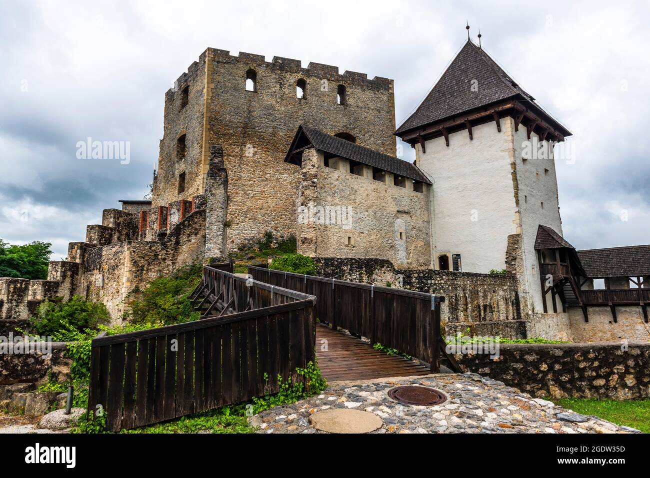 Celje Old Castle or Celjski Stari Grad Medieval Fortification in Julian ...