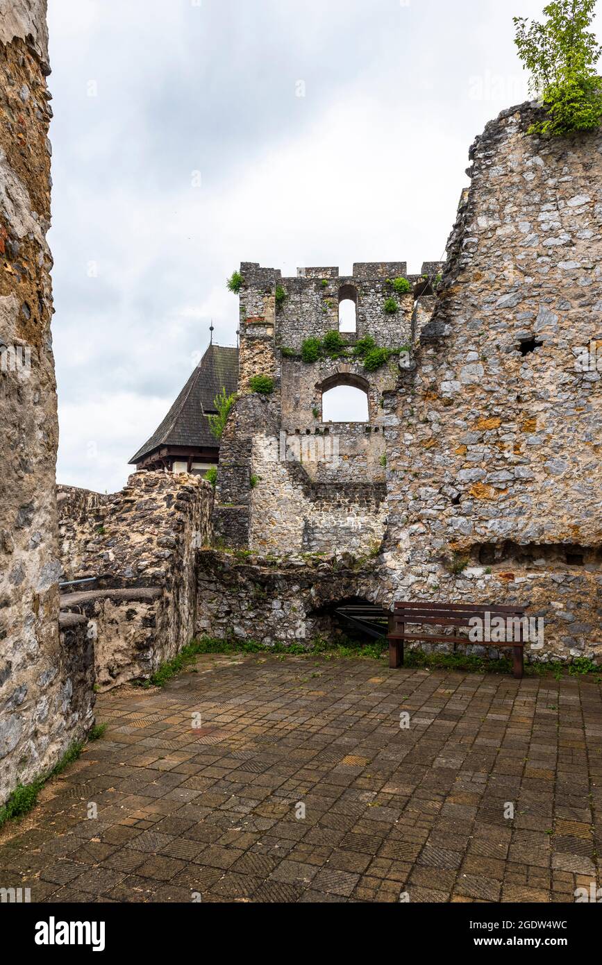 Celje Old Castle or Celjski Stari Grad Medieval Fortification in Julian ...