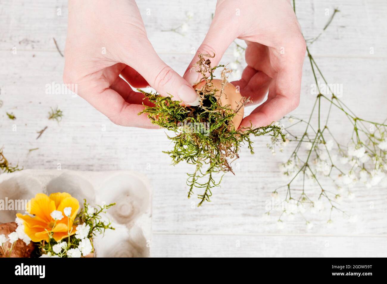 Florist at work: How to make simple easter floral arrangement with ...