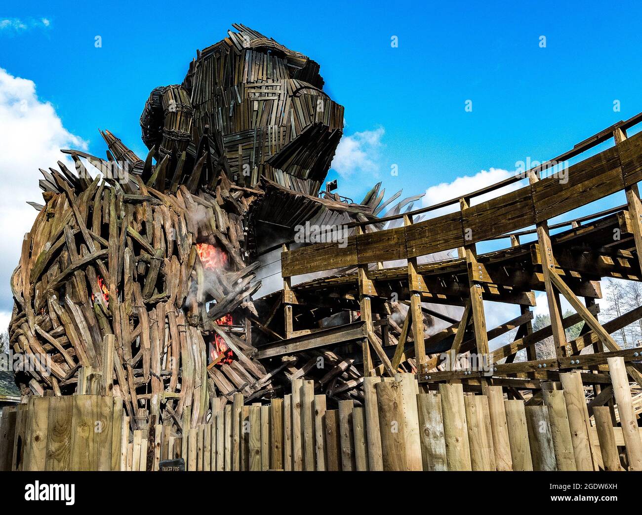 The Wicker Man Wickerman Alton Towers Media Preview Event Stock Photo ...