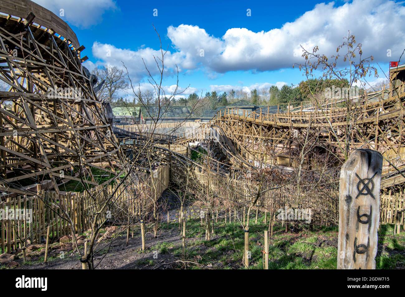 The Wicker Man Wickerman Alton Towers Media Preview Event Stock Photo ...