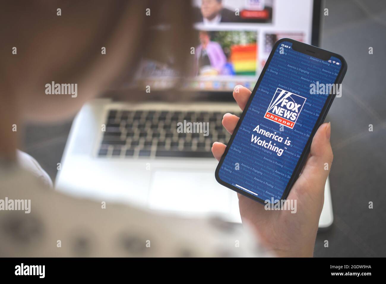 Fox news logo hi-res stock photography and images - Alamy
