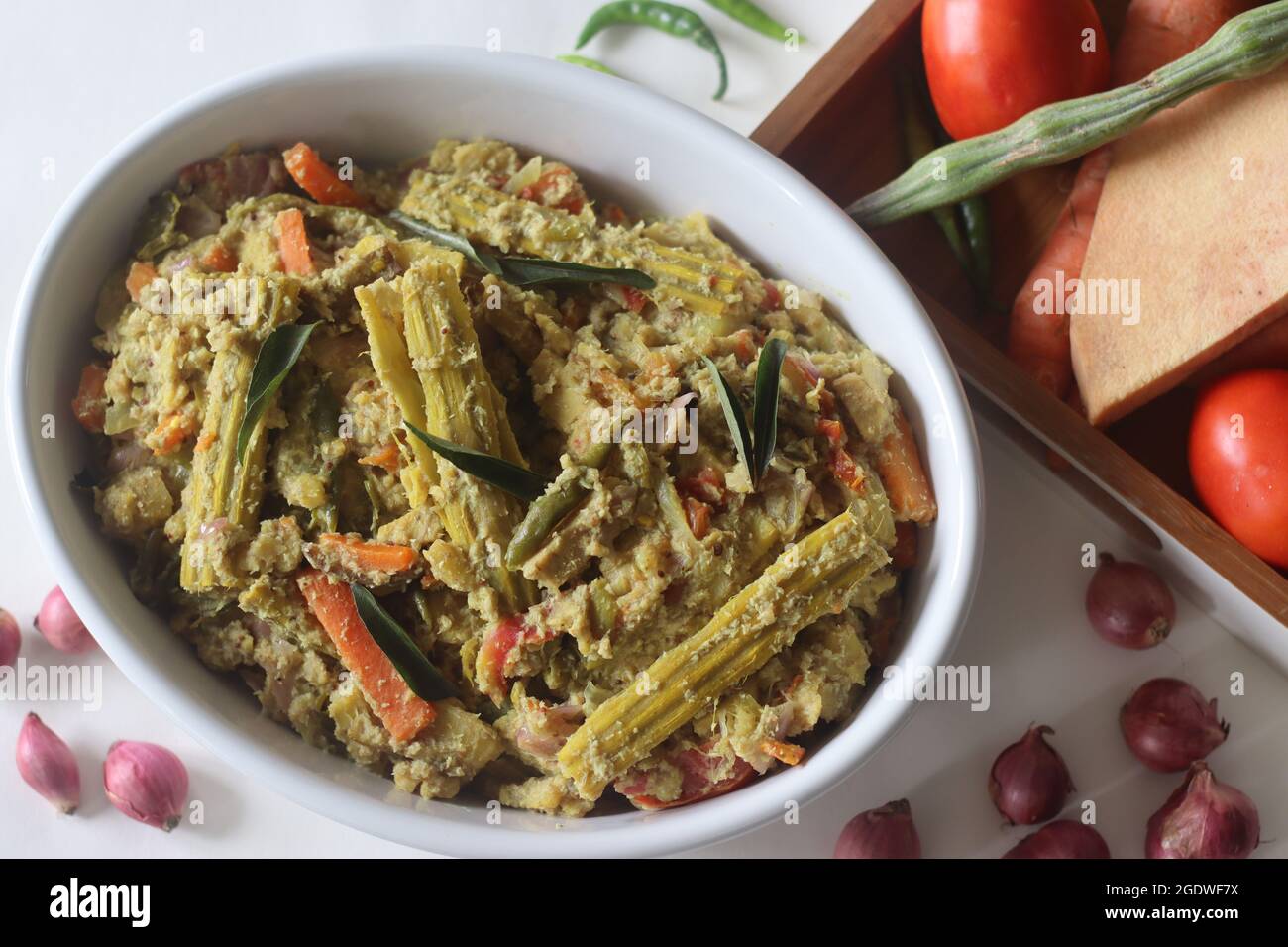 Aviyal is a popular Kerala dish and it is an essential part of the meal ...