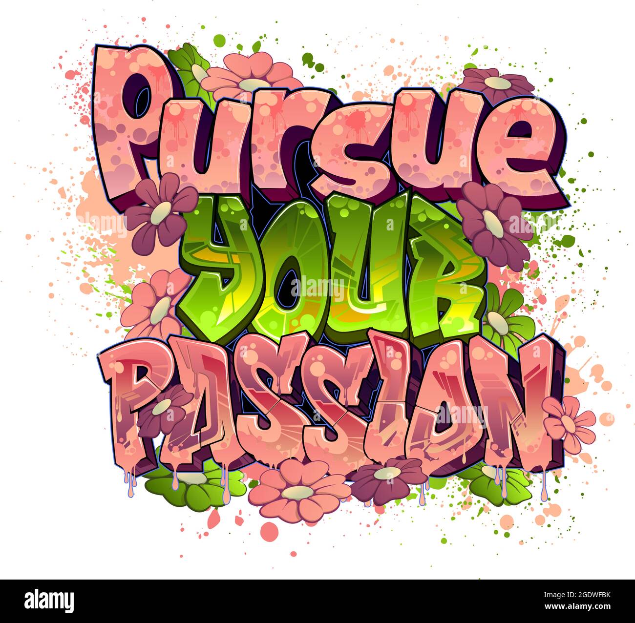 Pursue Your Passion Stock Vector Image & Art - Alamy