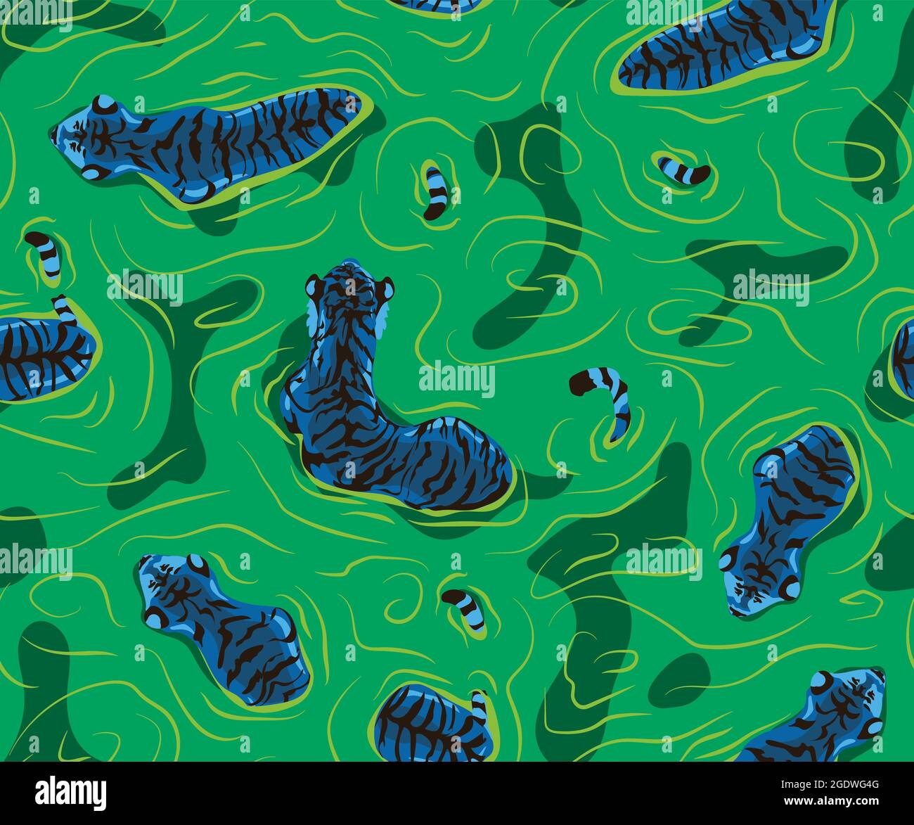 Beautiful shades of blue to green water Stock Vector Images - Alamy