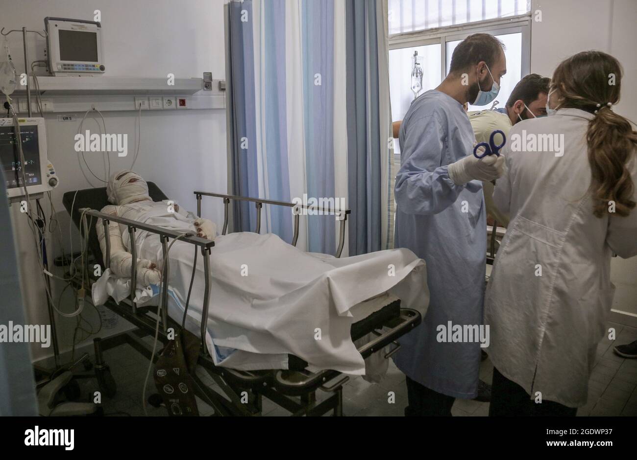 Beirut explosion hospital hi-res stock photography and images - Alamy