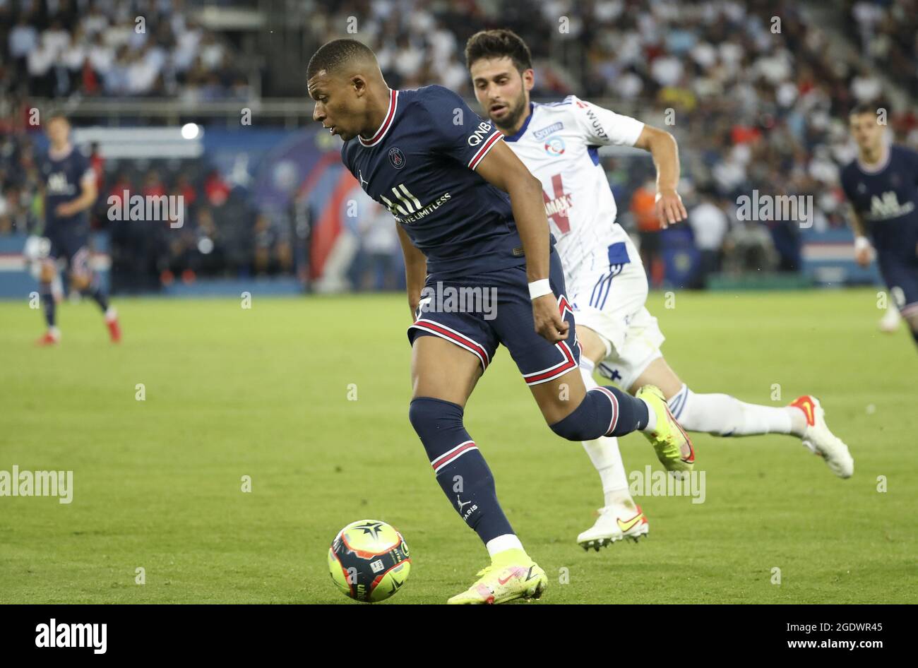 Kylian Mbappe of PSG during the French championship Ligue 1 football ...