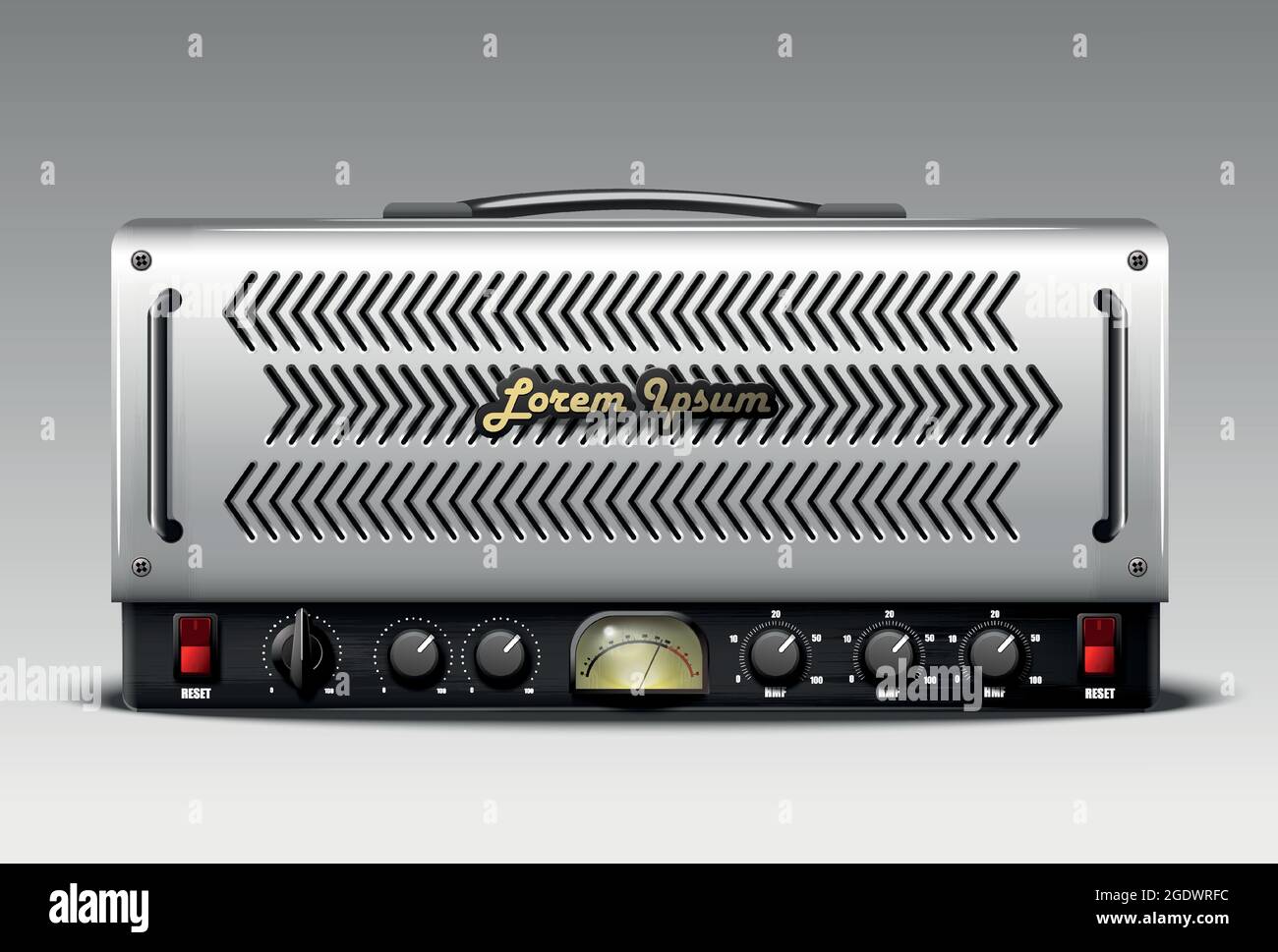 Realistic guitar combo amp. Vector Stock Vector Image & Art - Alamy