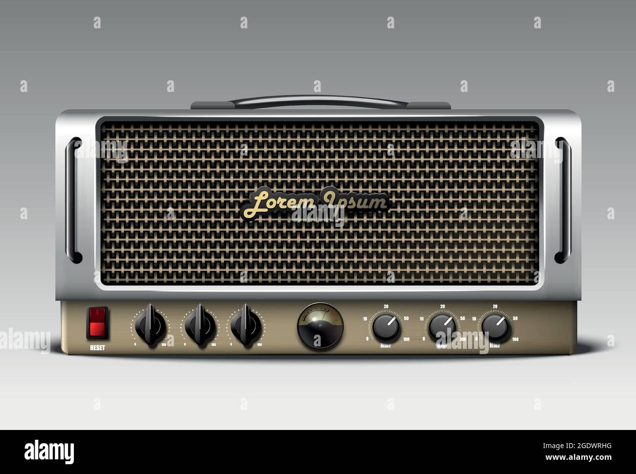 Realistic guitar combo amp. Vector Stock Vector Image & Art - Alamy