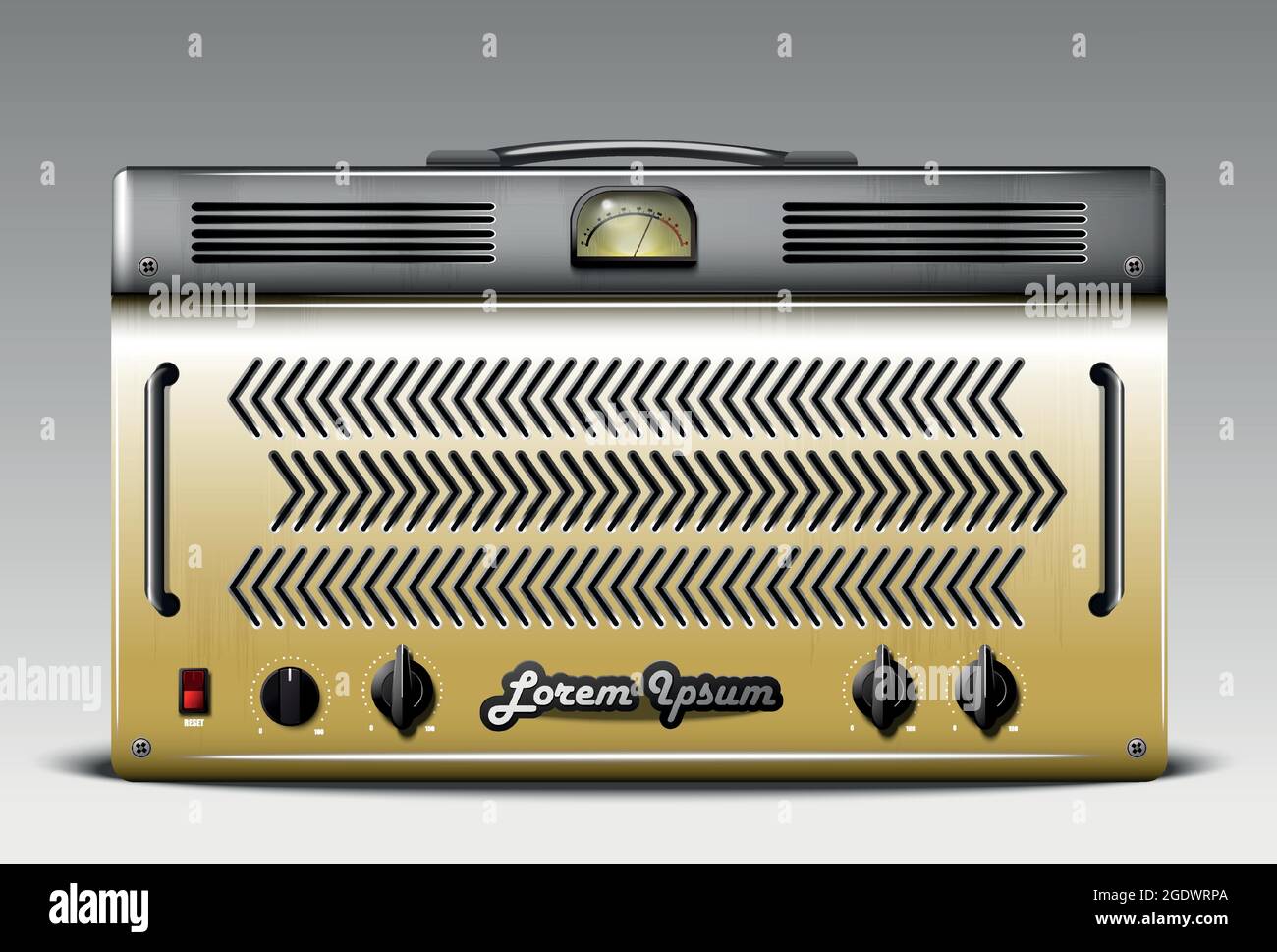 Realistic guitar combo amp. Vector Stock Vector Image & Art - Alamy