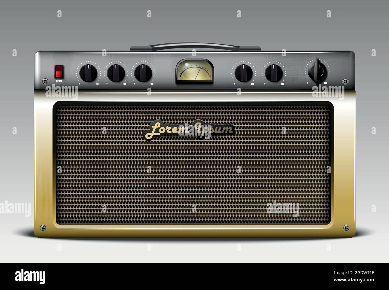 Realistic guitar combo amp. Vector Stock Vector Image & Art - Alamy
