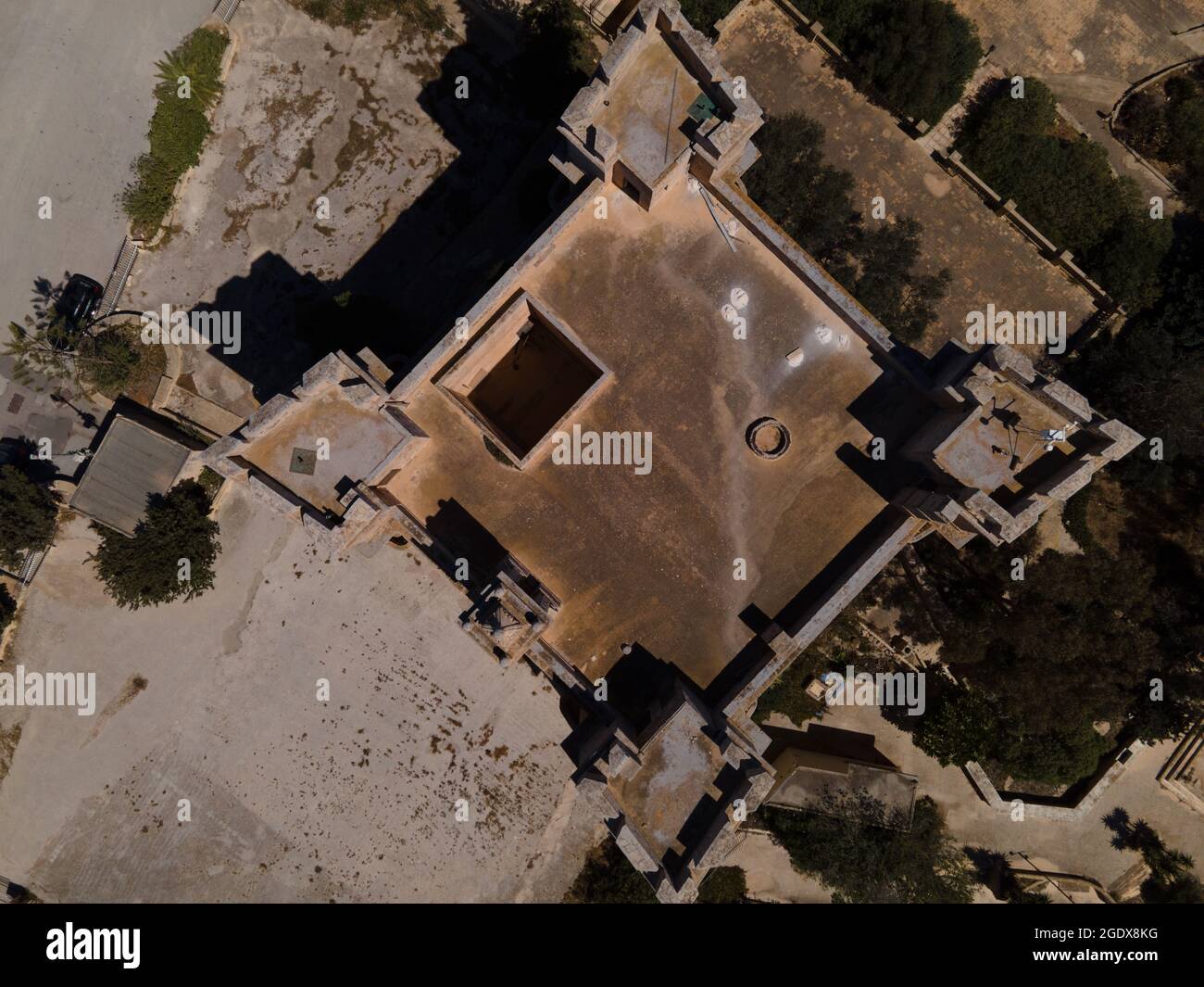 The Selmun Palace by Drone in country of Malta Stock Photo - Alamy