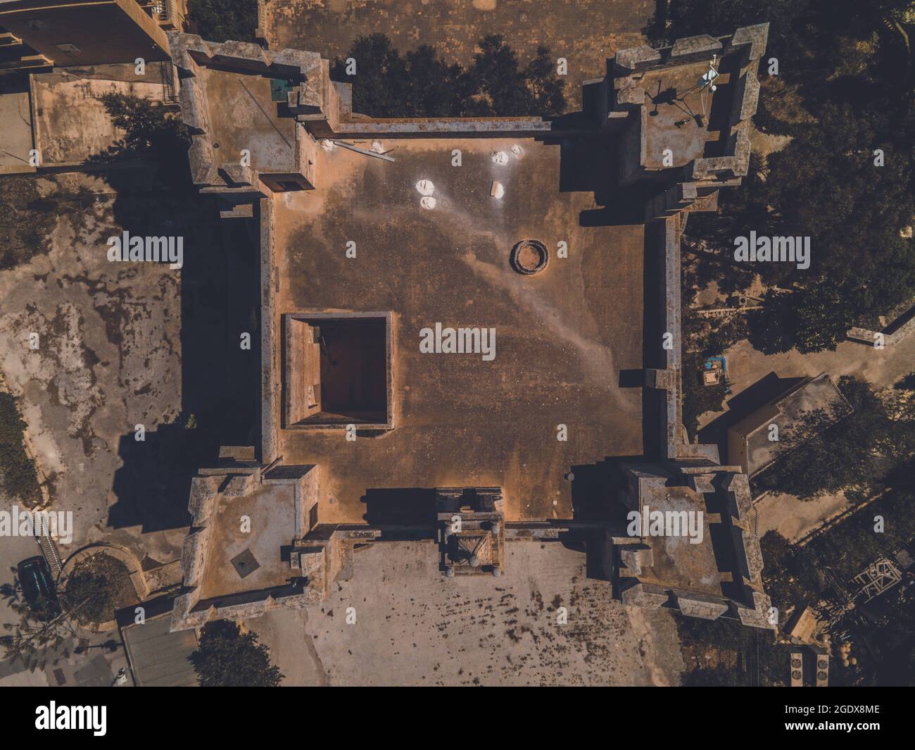 The Selmun Palace by Drone in country of Malta Stock Photo - Alamy