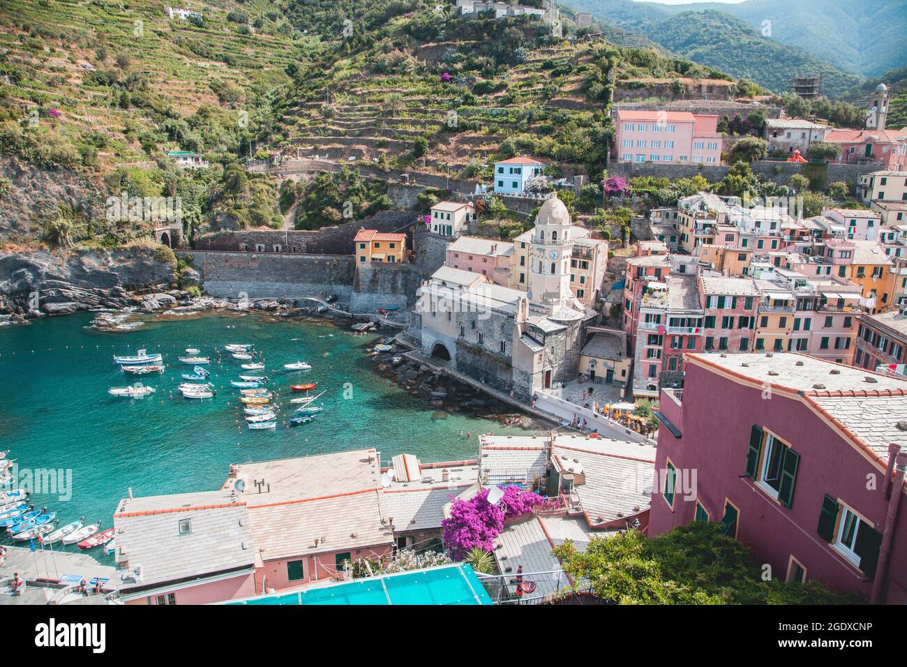 Views of Vernazza in Cinque Terre, Italy Stock Photo - Alamy