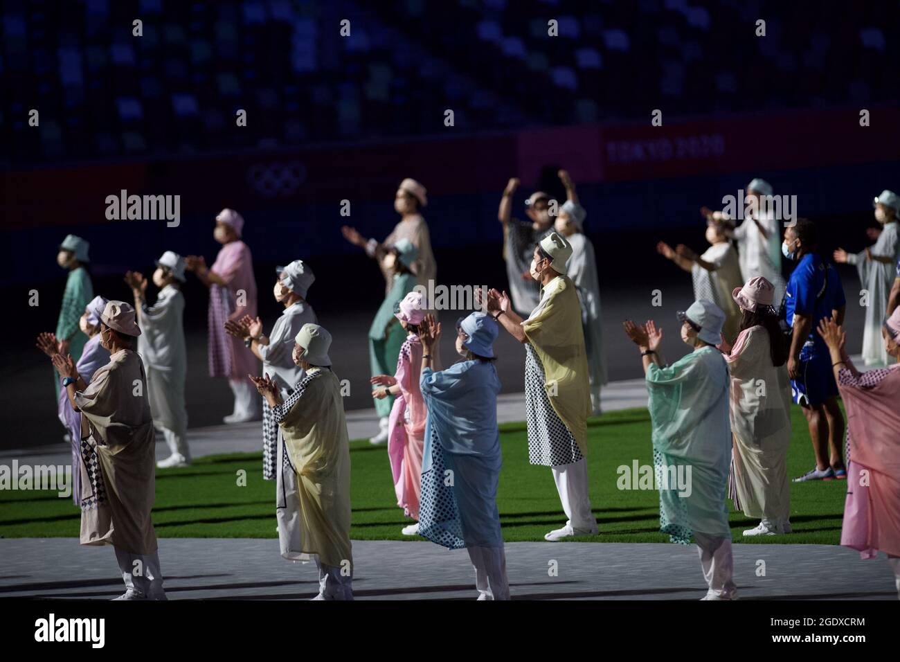 Closing Ceremony of the Tokyo 2020 Olympic Games. Tokyo 2021 Stock ...