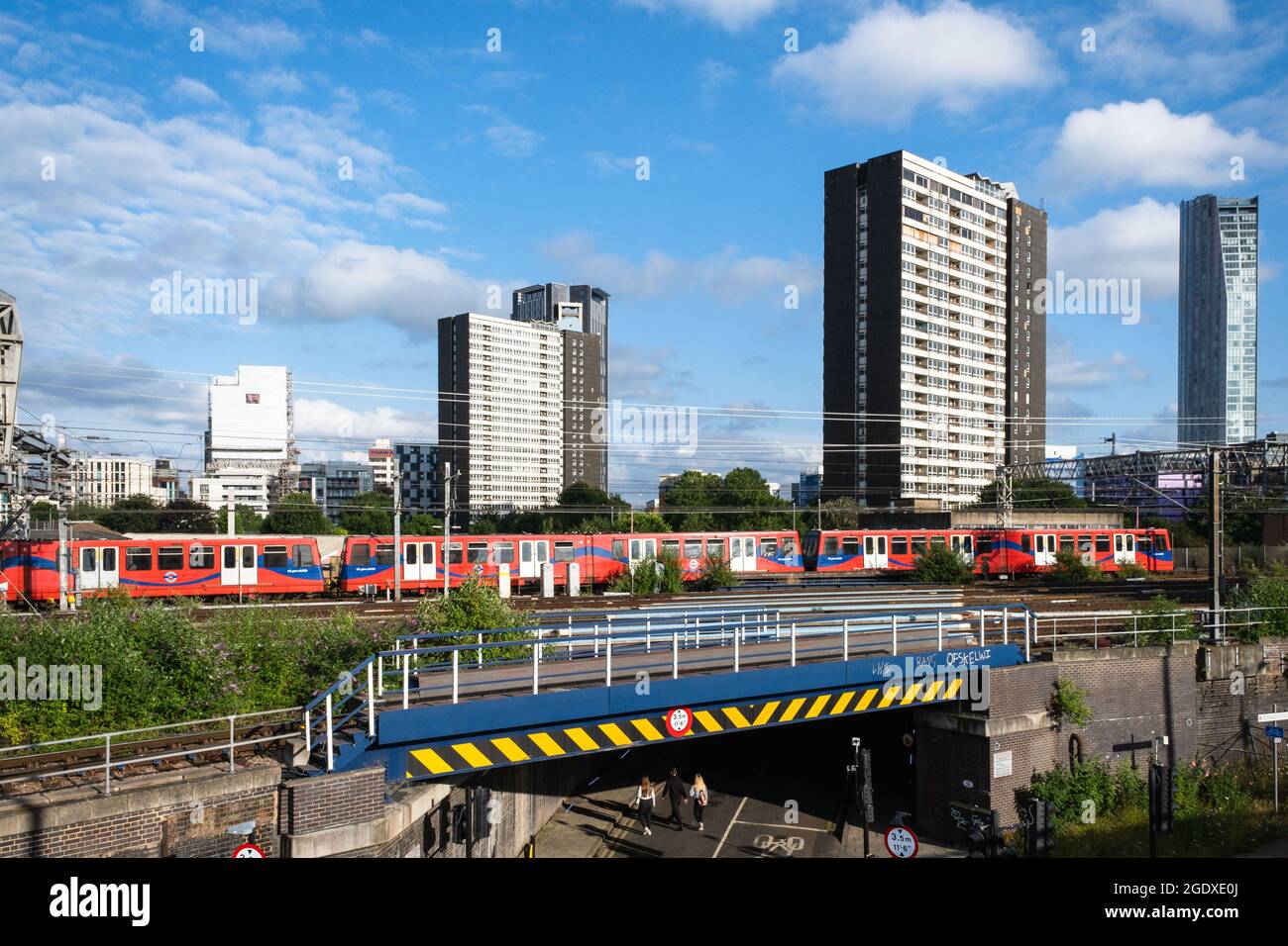 Tower blocks on the Carpenters Estate , a council housing estate in ...
