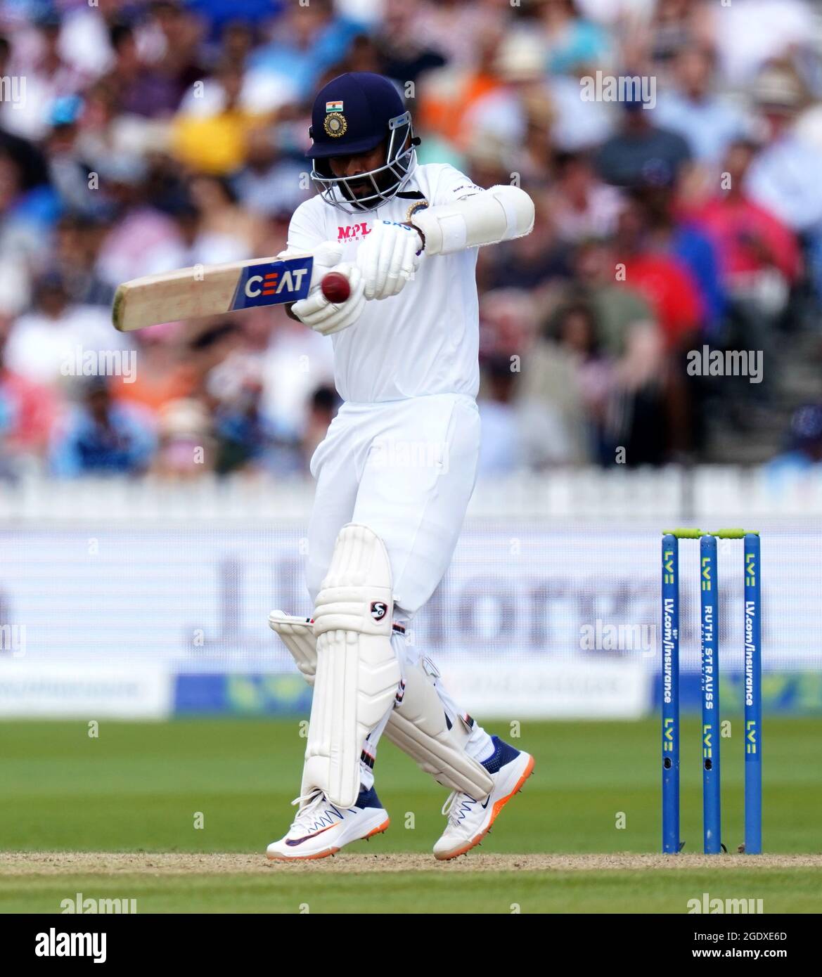 Indias ajinkya rahane bats hi-res stock photography and images - Alamy