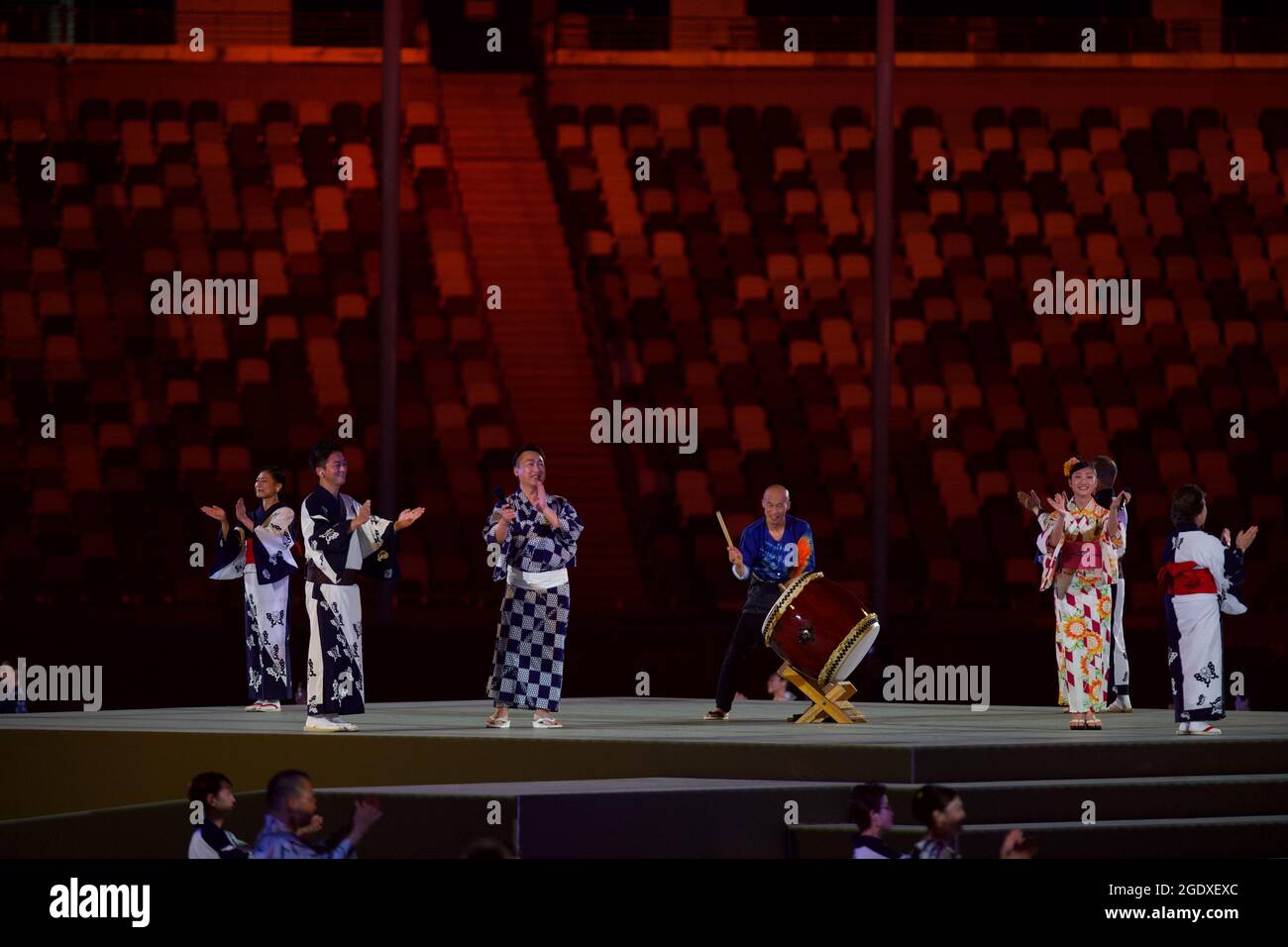 Closing Ceremony of the Tokyo 2020 Olympic Games. Tokyo 2021 Stock ...