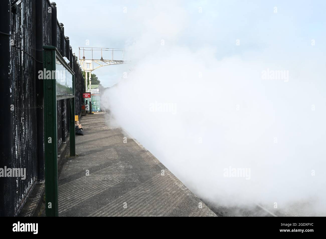 Steam from a steam engine Stock Photo - Alamy
