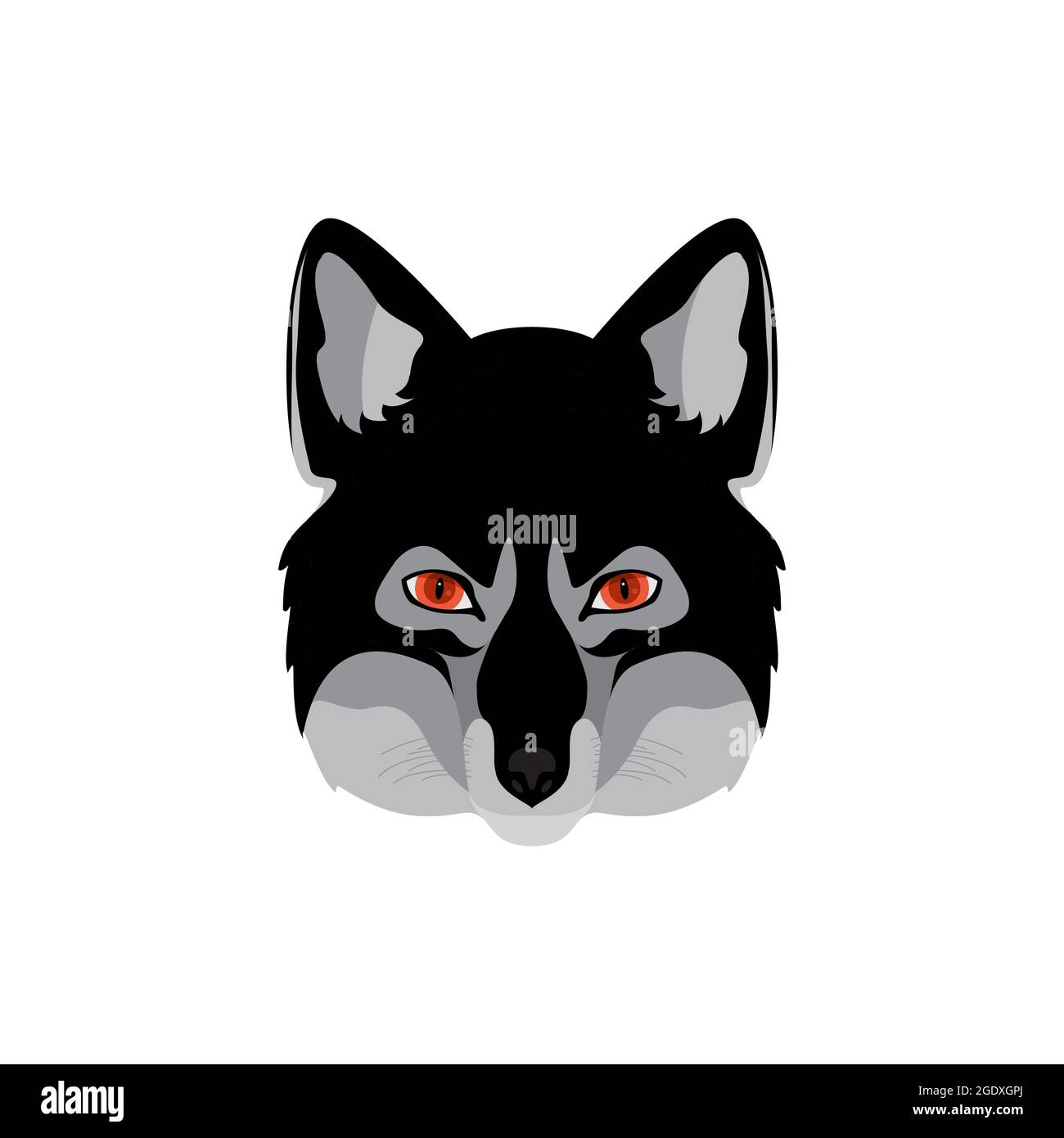 Werewolf head emblem. Vector illustration for your design Stock Vector ...