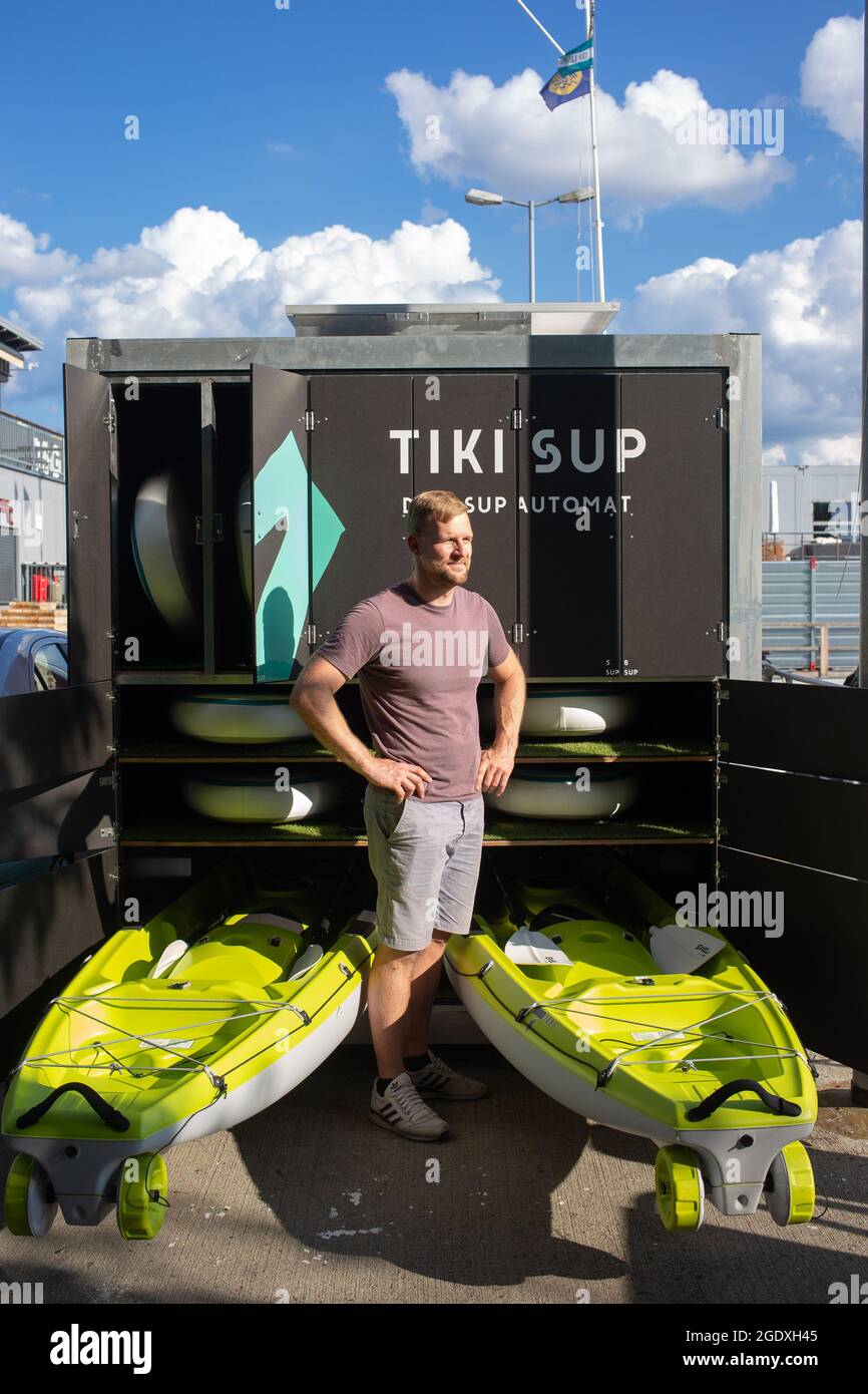 11 August 2021, Berlin: Steve Bredow, a former junior runner-up in ...