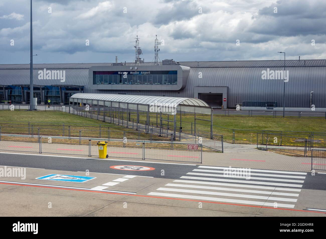 Warsaw Modlin Airport in Moldin town, Poland Stock Photo - Alamy