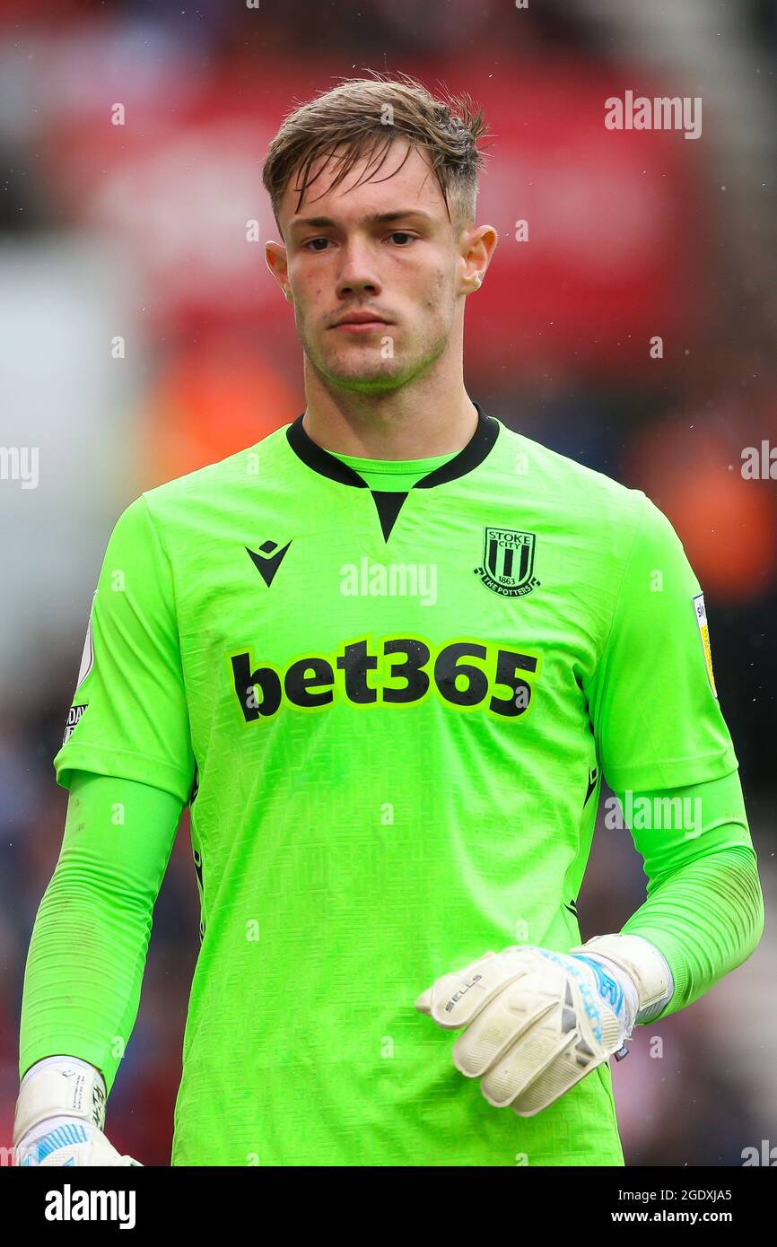 Stoke City goalkeeper Joe Bursik during the Sky Bet Championship match ...