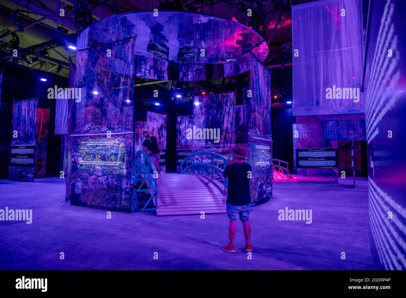 Beyond Monet exhibit at Metro Convention Centre. This experience allows ...