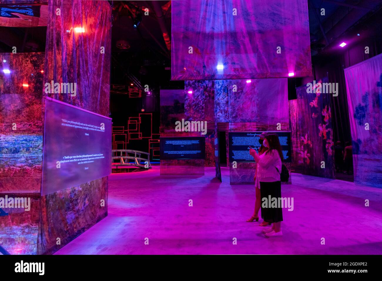 Beyond Monet exhibit at Metro Convention Centre. This experience allows ...