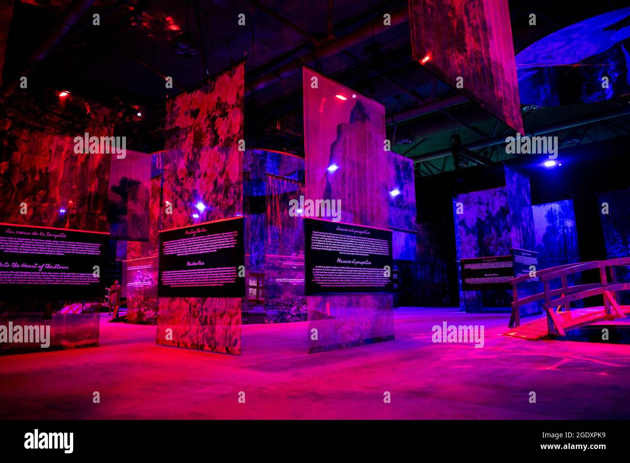 Beyond Monet exhibit at Metro Convention Centre. This experience allows ...