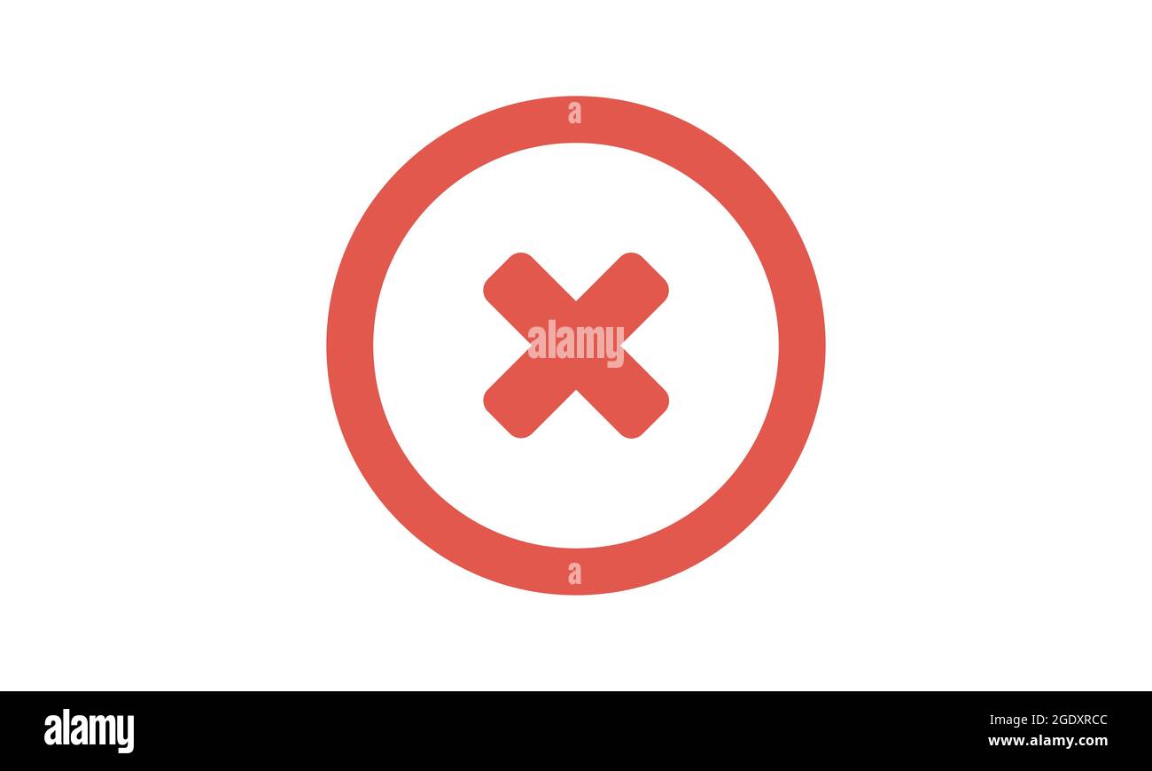 Cancel icon hi-res stock photography and images - Alamy