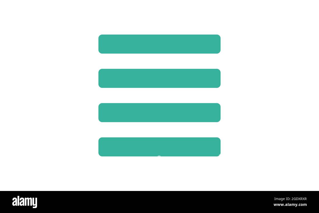 Justify icon vector isolated on white background for your web and ...