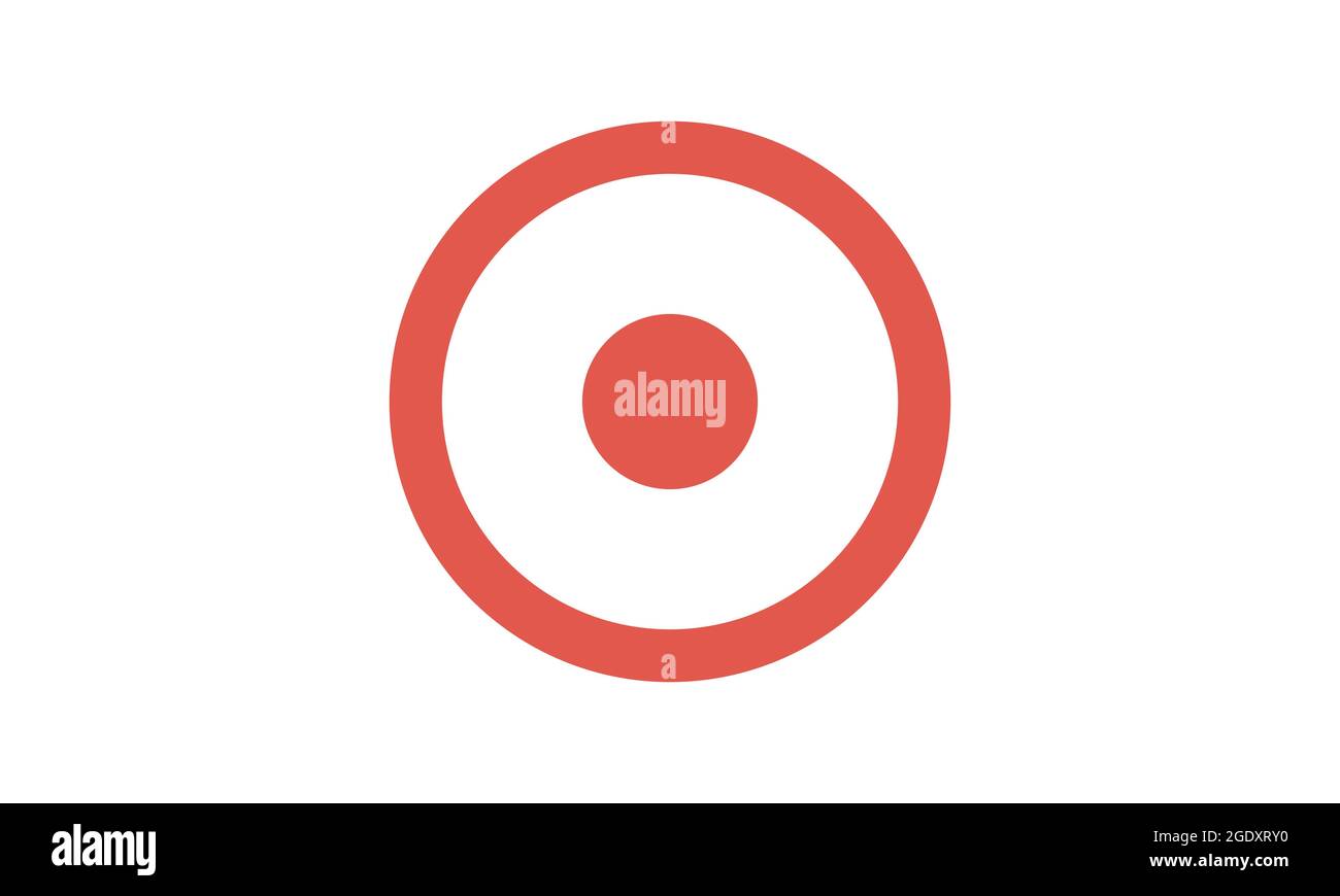 record icon. record button flat style vector illustration Stock Vector ...