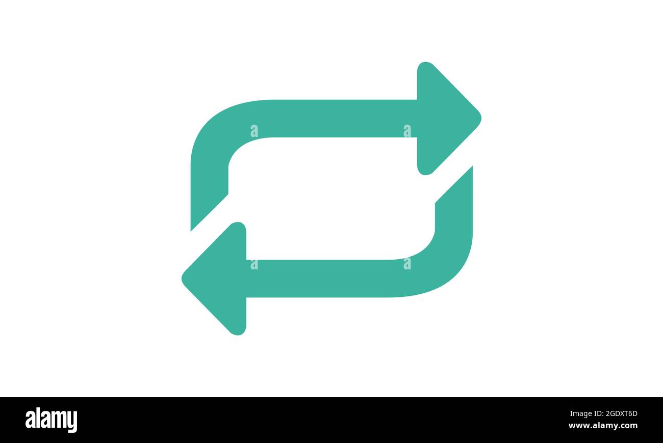 The repeat icon using technology devices such as computer, radio ...