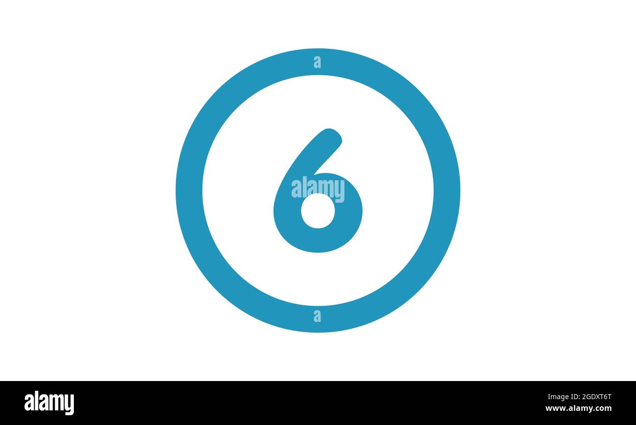 Number 6 Cut Out Stock Images & Pictures - Alamy