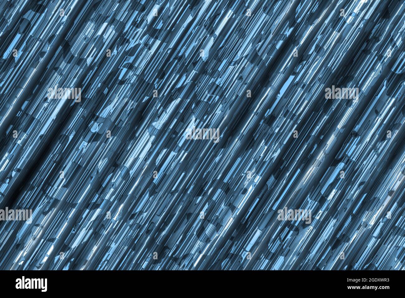 artistic blue murky polished steel lines computer graphic texture or ...