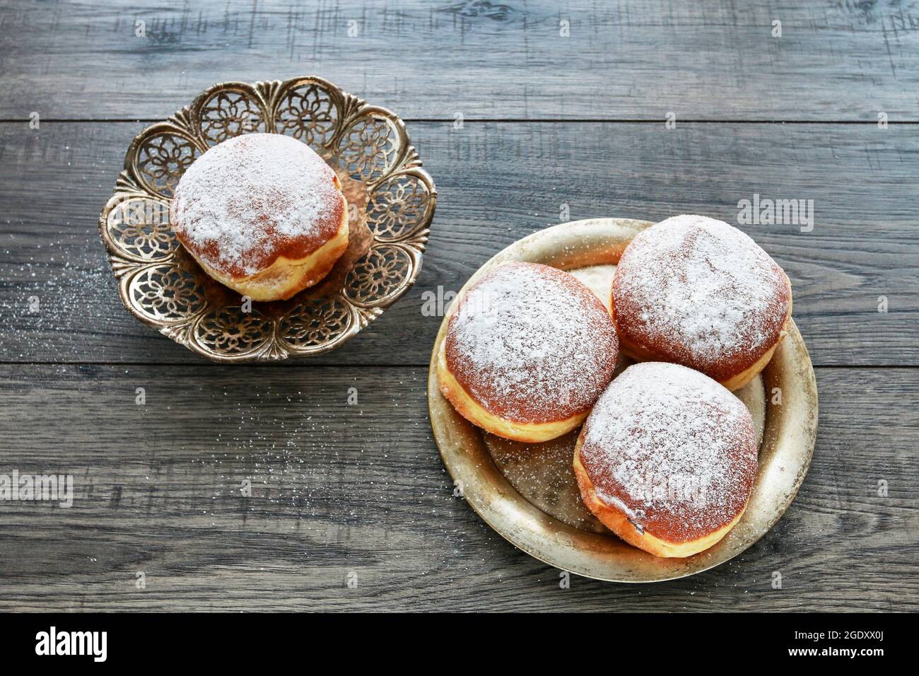 Fat Thursday celebration - traditional polish donuts filled with ...