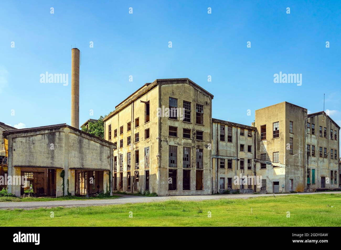 The old paper mill used to produce paper and banknotes during World War ...