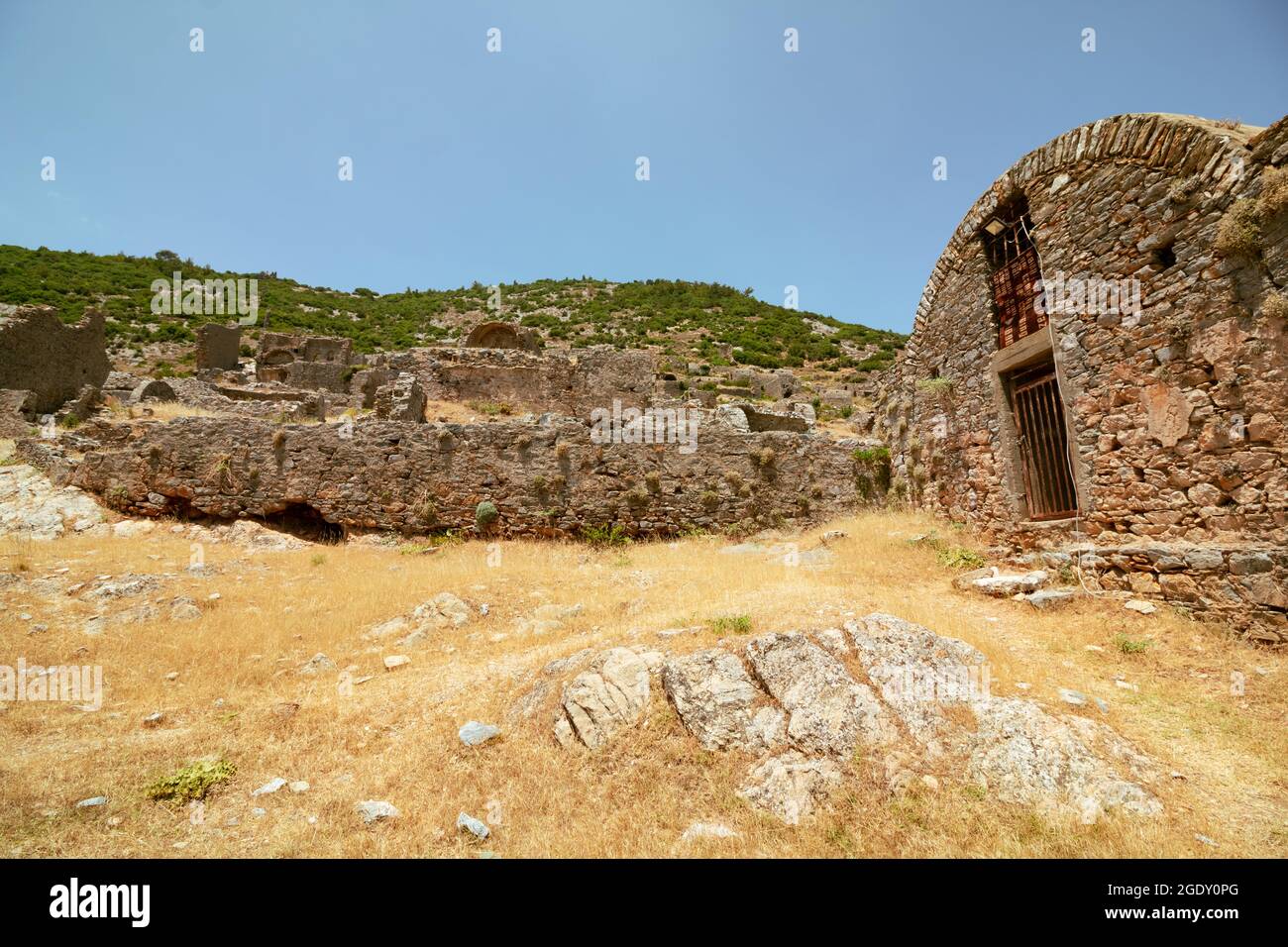 Ruins of Anemurium Ancient City or archaeological Site in Anamur Mersin ...