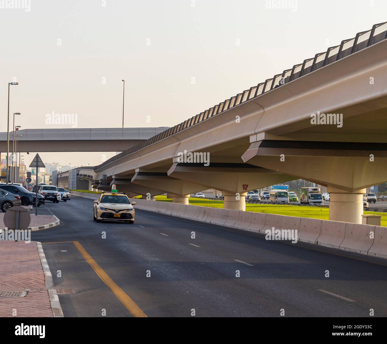 Dubai metro train trains hi-res stock photography and images - Alamy