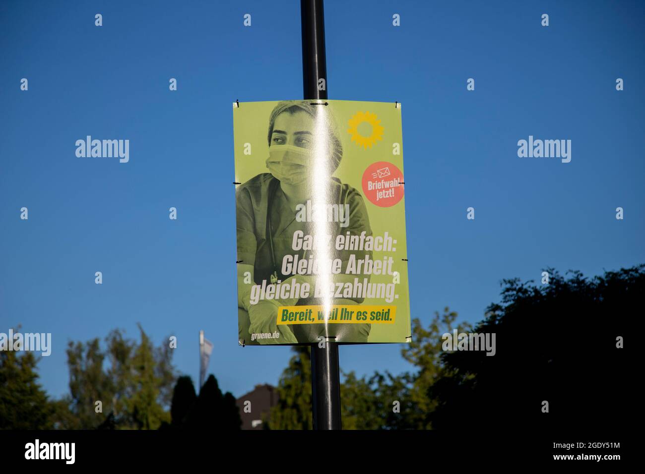 Germany election posters 2021 hi-res stock photography and images - Alamy