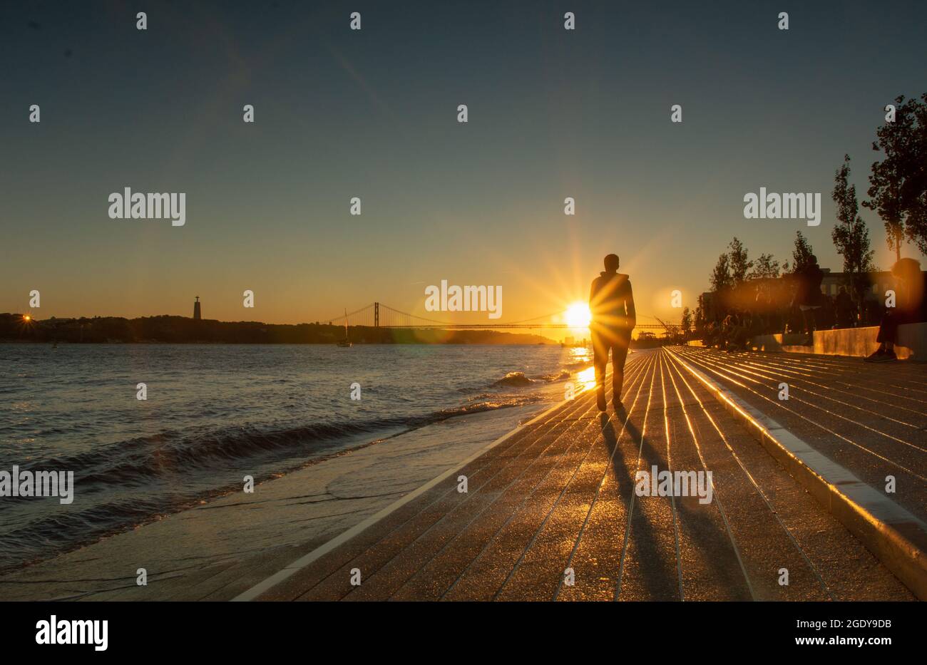 Walking at the sunset hi-res stock photography and images - Alamy