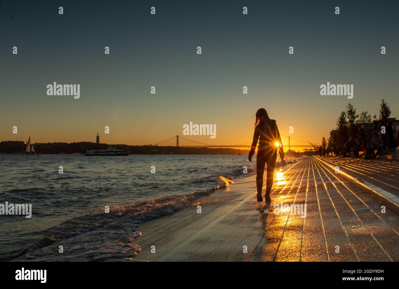 Walking at the sunset hi-res stock photography and images - Alamy