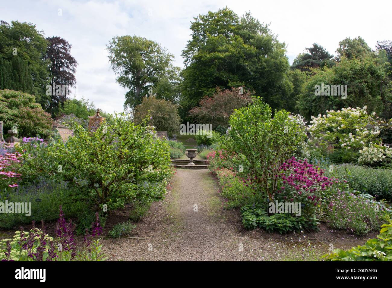 Newby Hall Gardens The Autumn Garden Stock Photo - Alamy