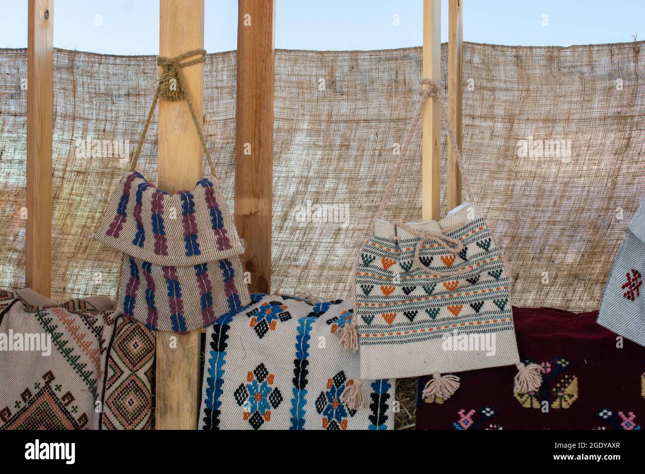 Traditional turkish handmade bags Stock Photo - Alamy