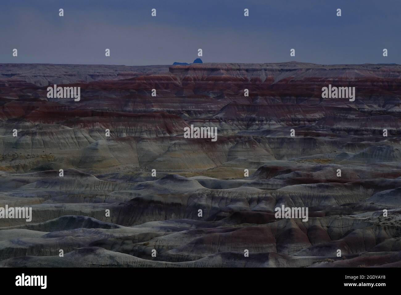 Winslow, Arizona, USA. 12th Aug, 2021. The Painted Desert north of ...