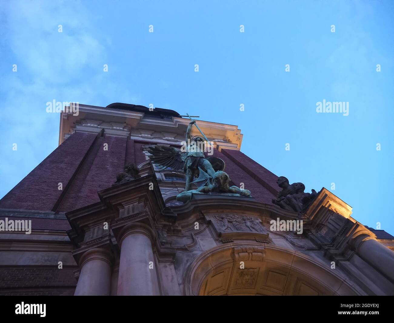 Sculpture st michaelis church hi-res stock photography and images - Alamy